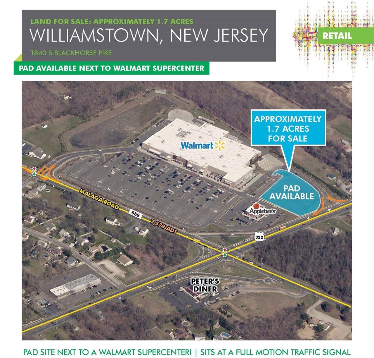 Approximately 1.7 Acres in Williamstown, New Jersey, 1840 S Blackhorse ...