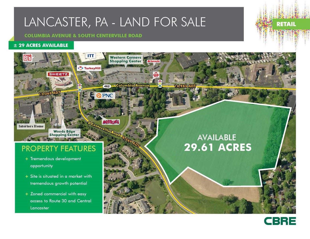 Lancaster, PA - Land For Sale, Columbia Avenue & South Centerville Road ...