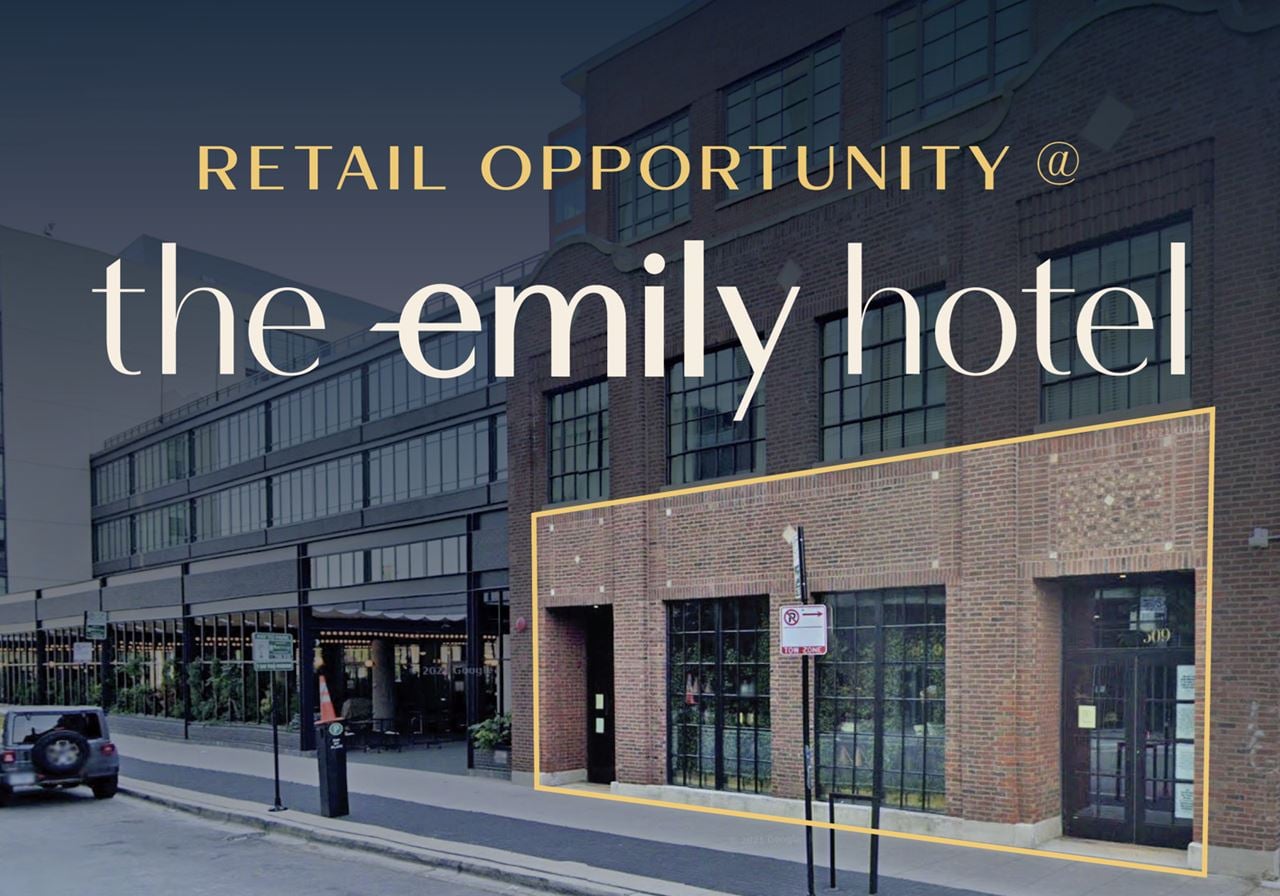 Retail at the Emily Hotel, 309 North Morgan Street, Chicago, IL, 60607
