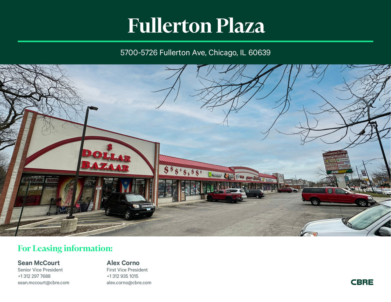 Fullerton Plaza, 5700 West Fullerton Avenue, Chicago, IL, 60639