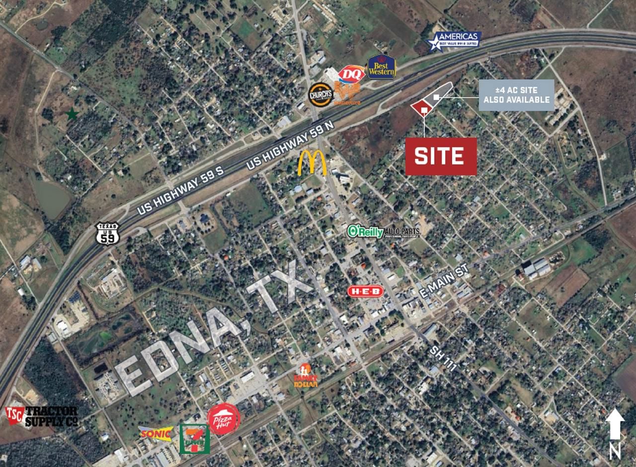 Highway Frontage | ±2.5 Acres, US HWY 59 NEAR SH 111 (N WELLS ST), Edna ...
