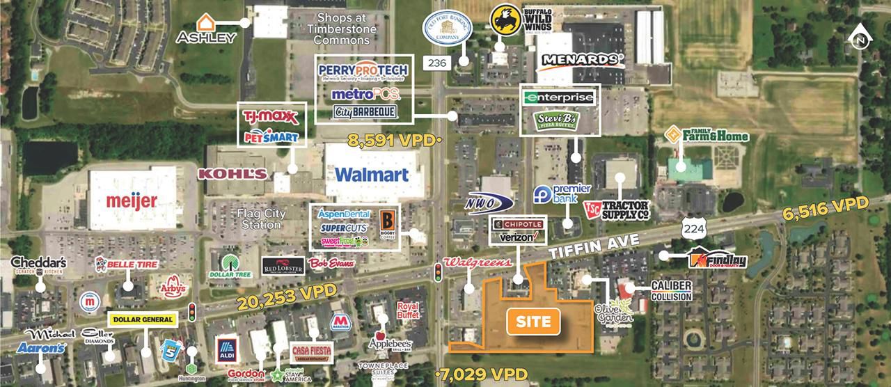 Shops of Findlay, Tiffin Ave & Co Rd 236, Findlay, OH 45840, USA ...